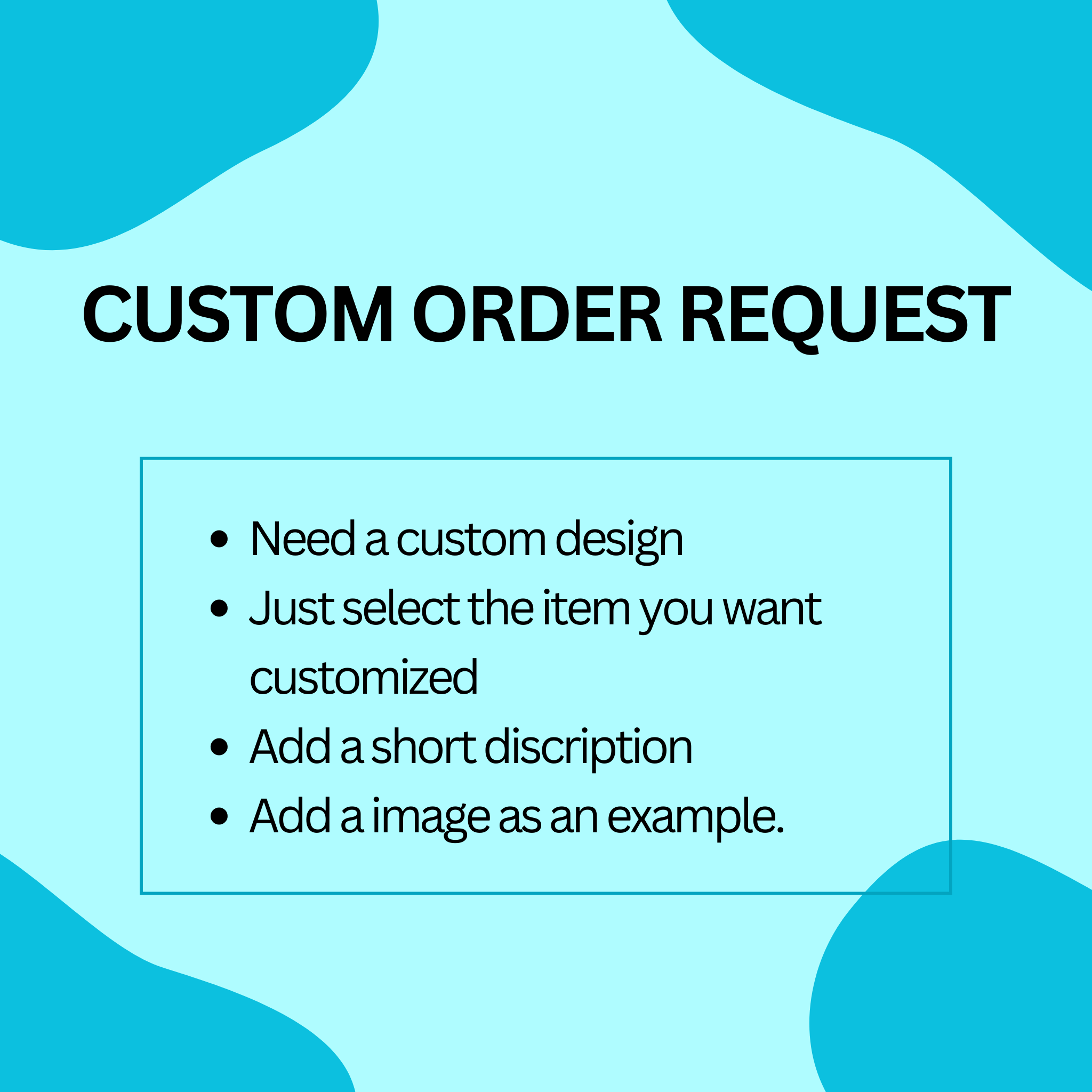 Custom Order Requests – Kreative Cutters INC