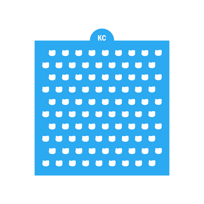 Kitty Sprinkles Stencil STL & SVG Files | Kreative Cutters