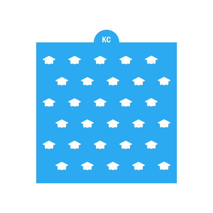 Graduation Cap Sprinkles Stencil STL & SVG Files | Kreative Cutters