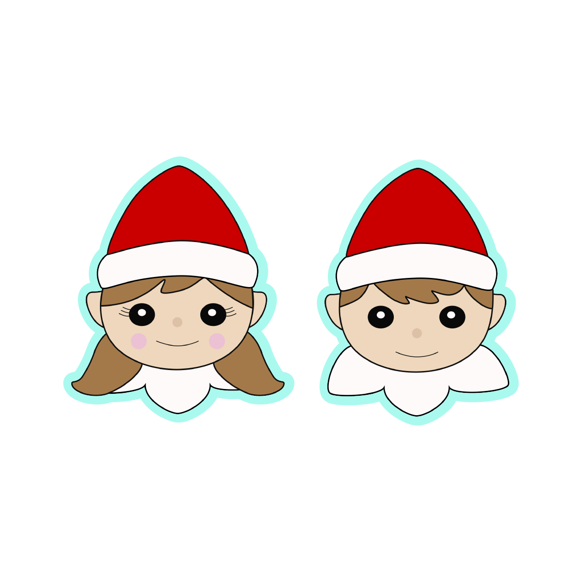 Christmas Elf Cookie Cutter | Kreative Cutters – Kreative Cutters INC